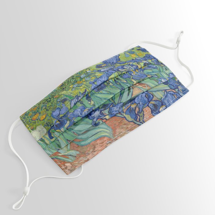 Irises by Vincent Van Gogh, 1889 Face Mask by Art Culture | Society6