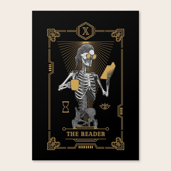 The Reader X Tarot Card Canvas Print by GrandeDuc | Society6