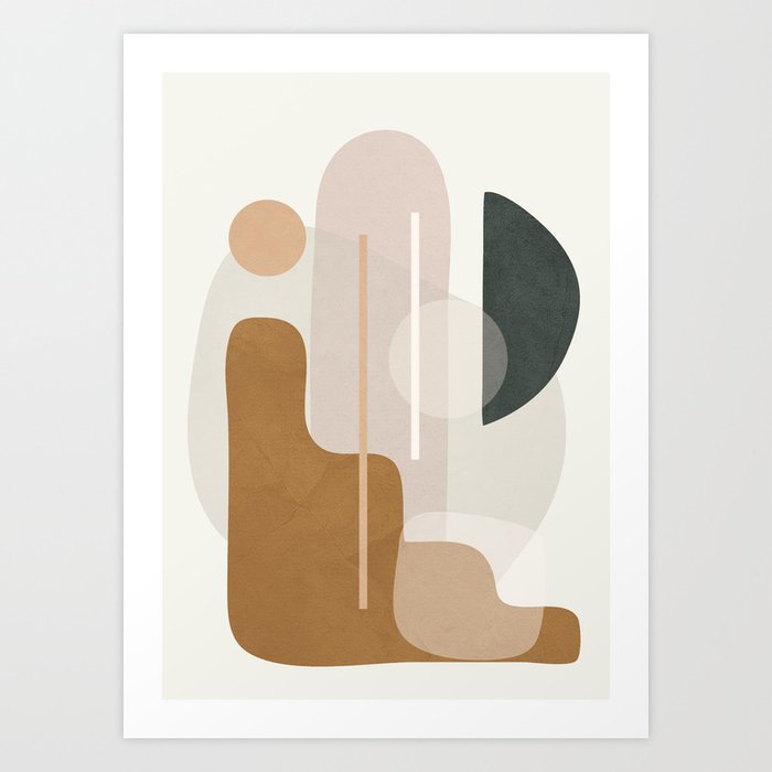 Abstract Minimal Art 23 Art Print by Flow Line | Society6