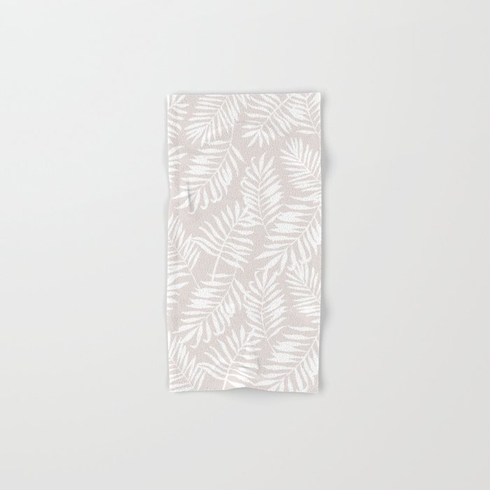 towels leaf pattern