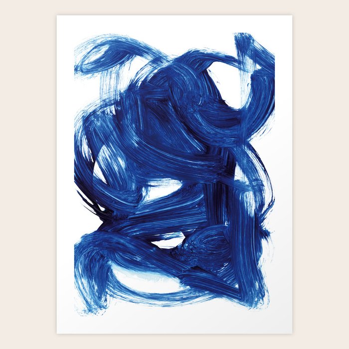 single brush stroke art