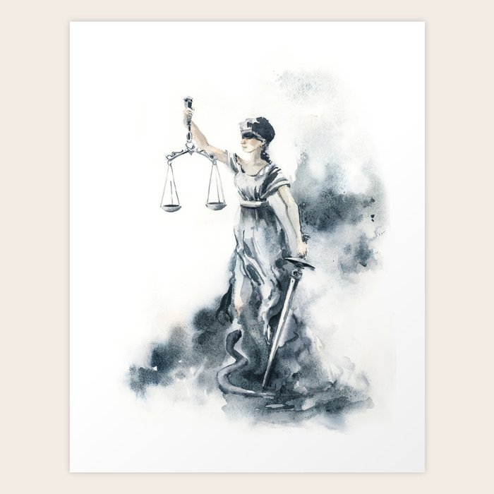 Lady Justice Wall Art