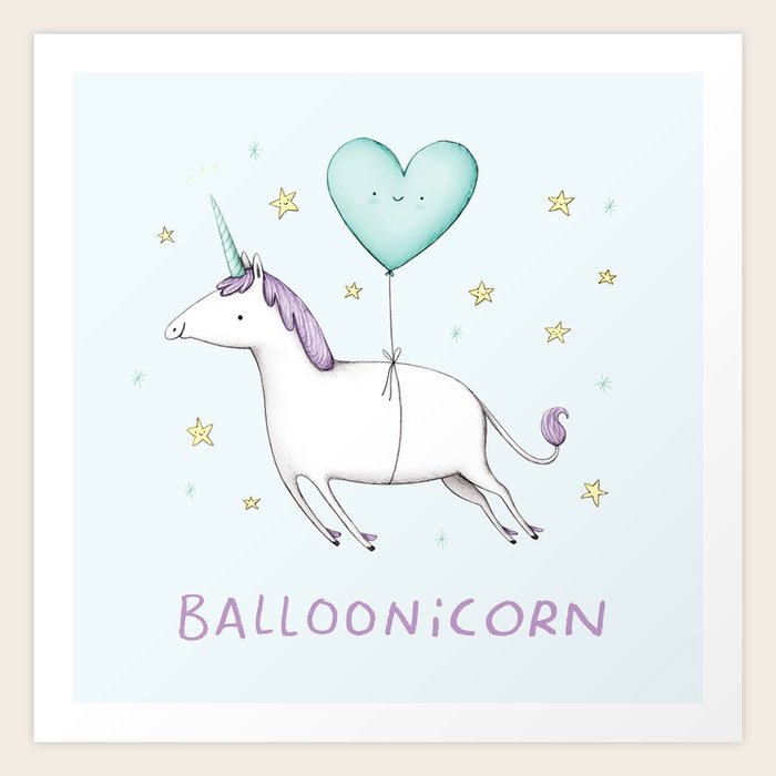 Balloonicorn Drawing
