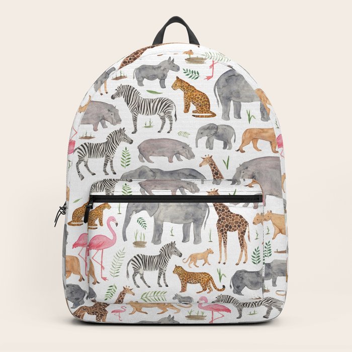 Safari Animals Backpack by Elena O'Neill | Society6