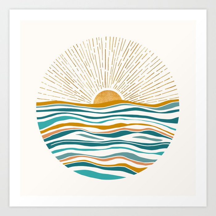 sun artwork print