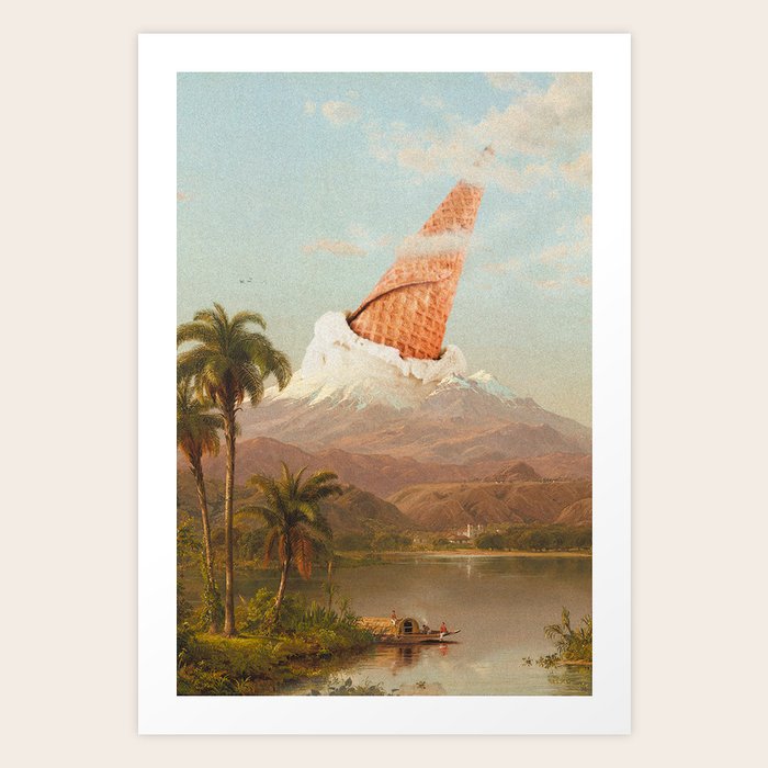 MOUNT VANILLA Art Print by JONAS LOOSE | Society6