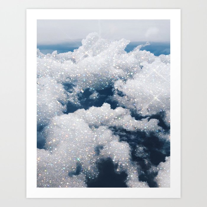 glitter cloud wallpaper