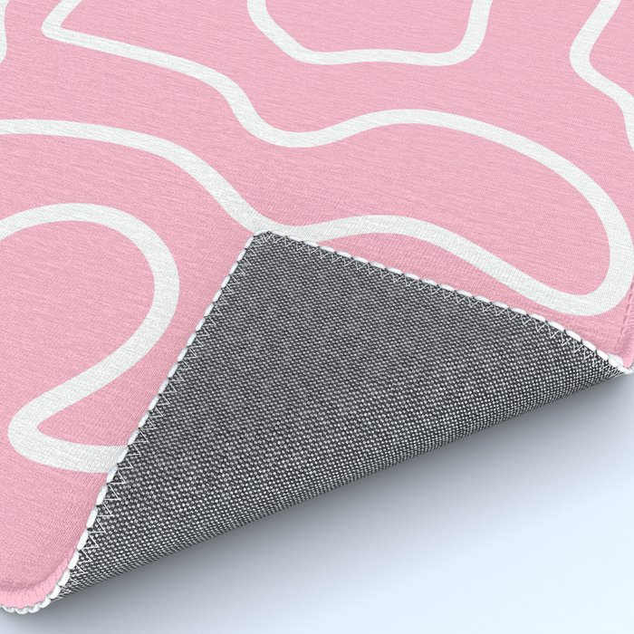 squiggle pattern rug