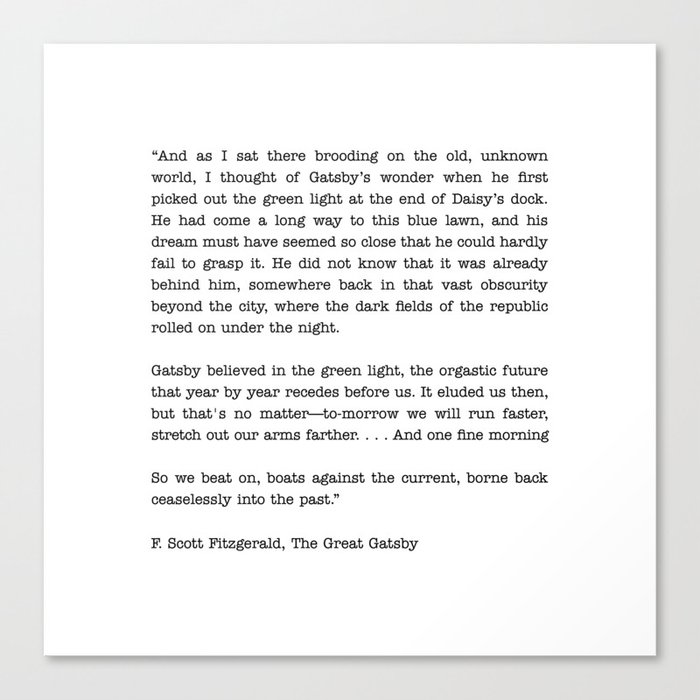 Green Light Great Gatsby Quote