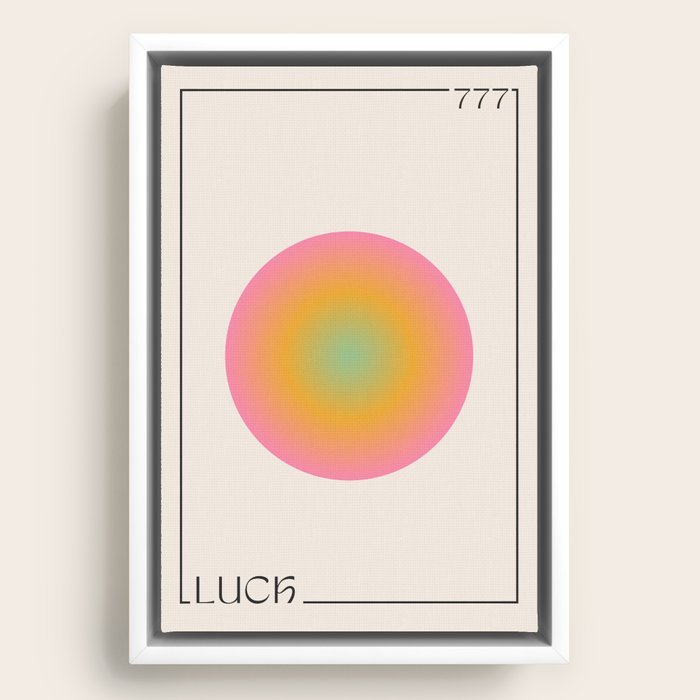 aura frame white circle