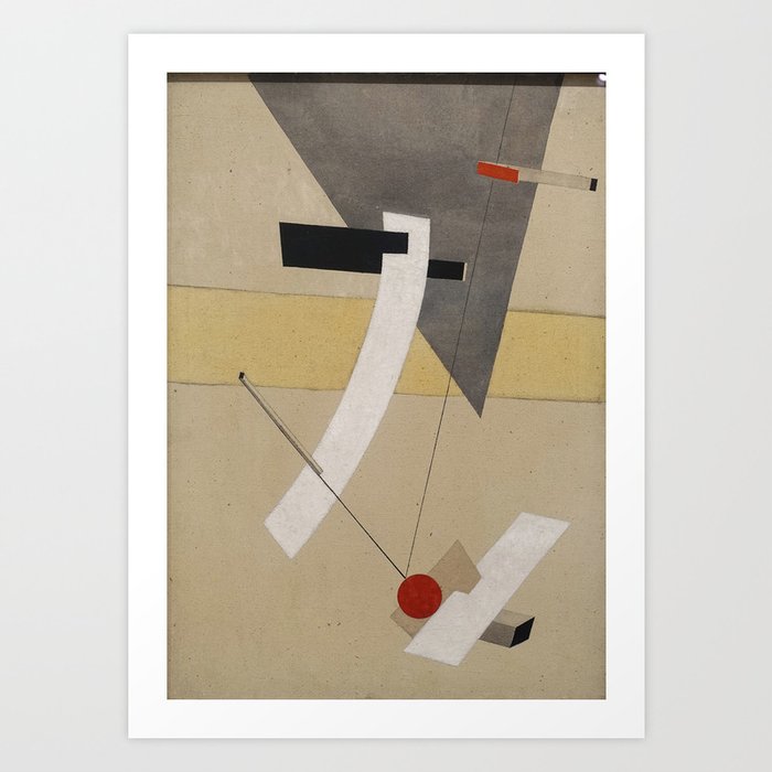 El Lissitzky Proun 12E Art Print by nobel-art | Society6
