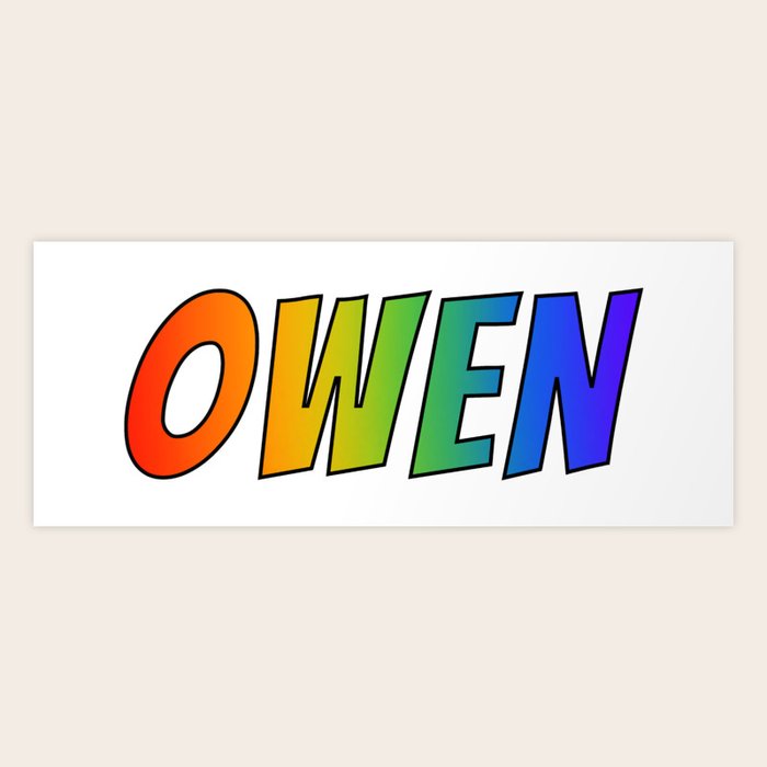 Rainbow Colors Name Order