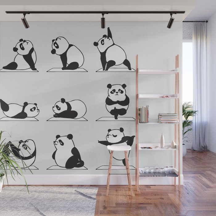 panda wall mural
