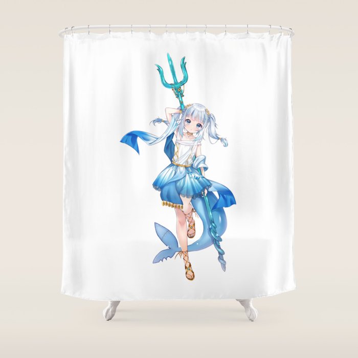 Gawr Gura Shower Curtain By Taakiarts Society6