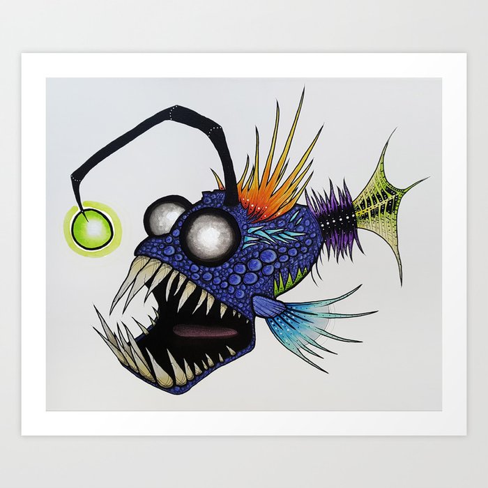 Angler Fish Sculpture