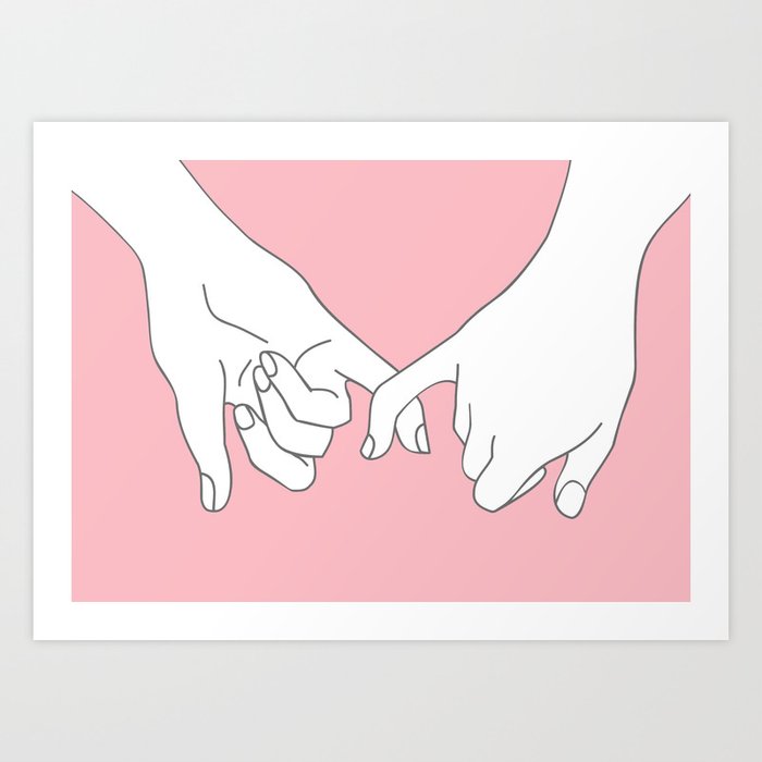 pinky promise pixel art