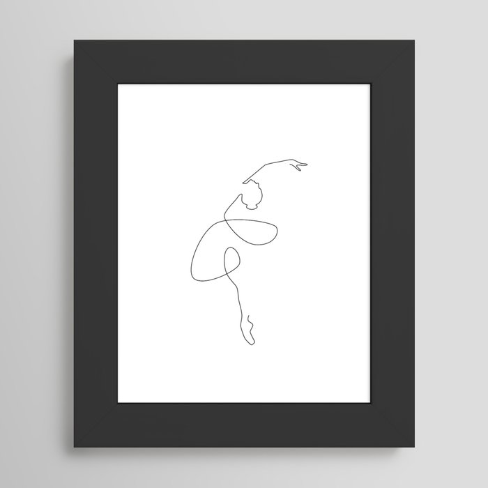 framed line drawing