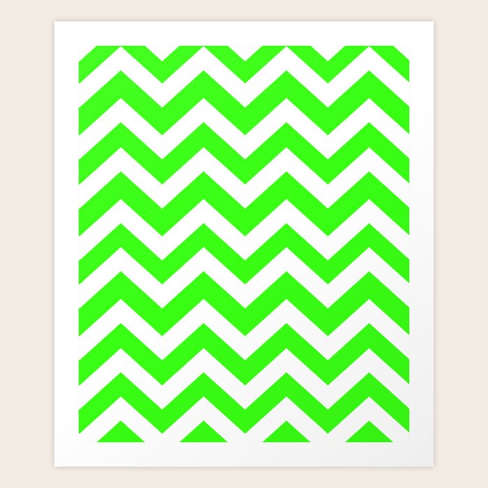 Lime Green Chevron Clip Art