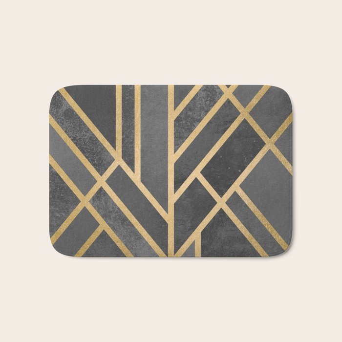 Art Deco Geometry 1 Bath Mat by elisabethfredriksson | Society6
