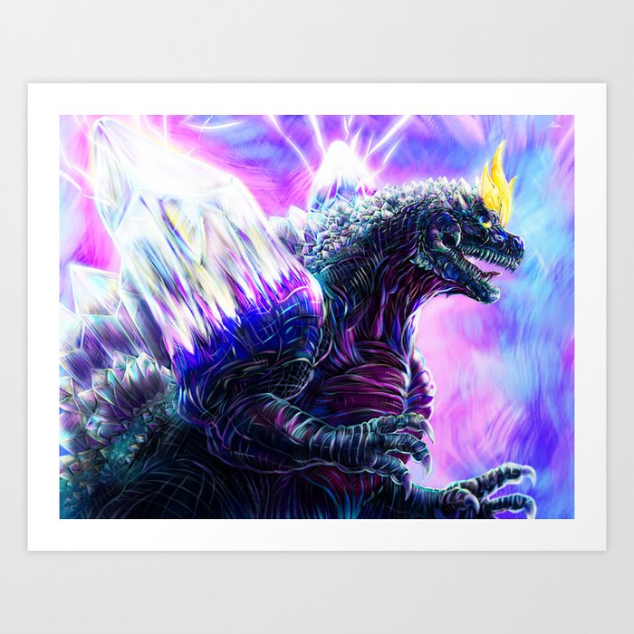 spacegodzilla art