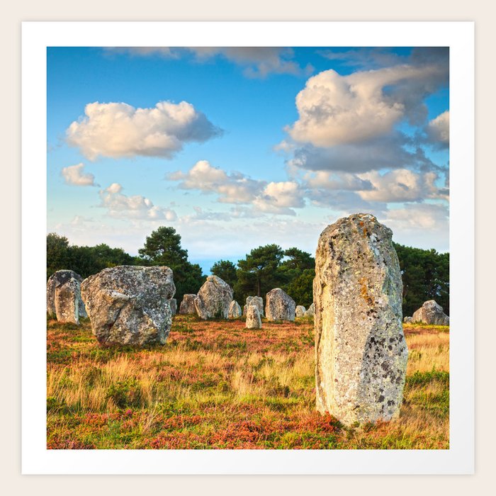 Standing Stones In Brittany
