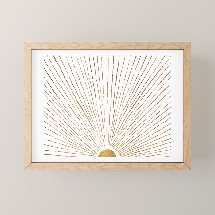 sunshine framed art