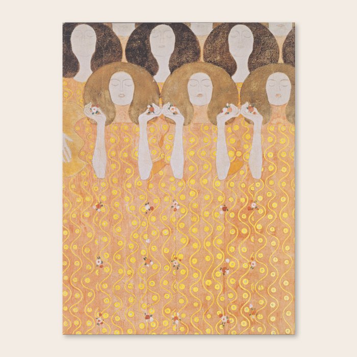 Gustav Klimt - Choir of Angels (Chor Der Paradiesengel) Canvas Print by ...