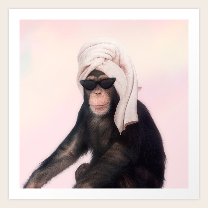 chimp artwork