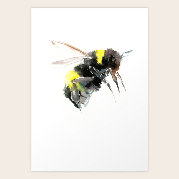 Bumble Bee Flying Drawing