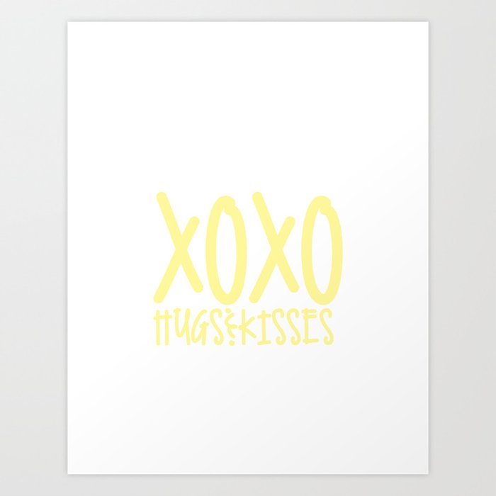 XOXO Art Print by He Calls Me Grace | Society6