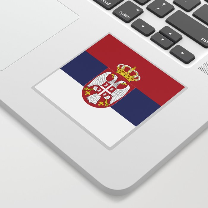 Serbia flag emblem Sticker by Textures | Society6