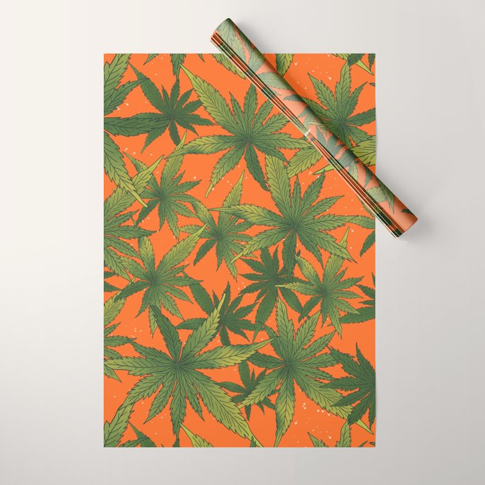 weed leaf pattern