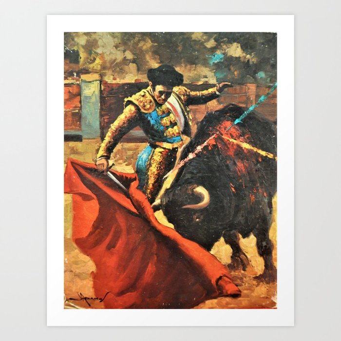Spanish Matador Painting