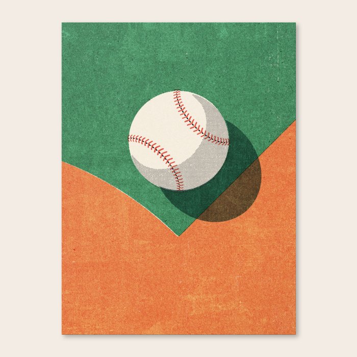 baseball canvas art