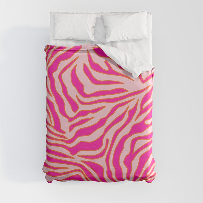 zebra print bedding