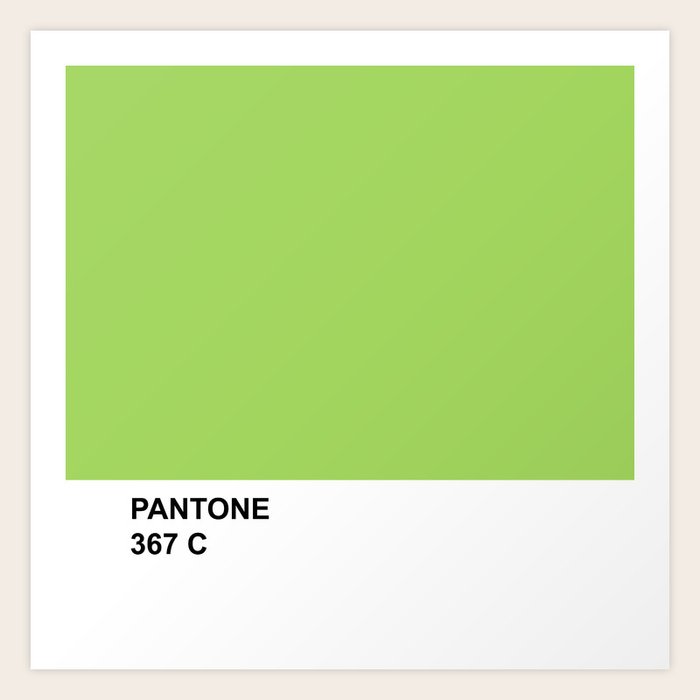 green pantone