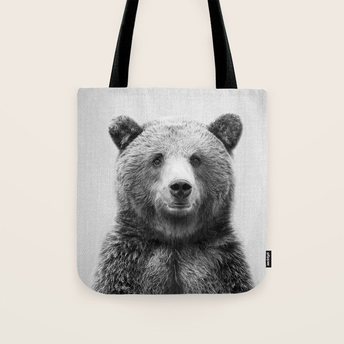 black and white bear