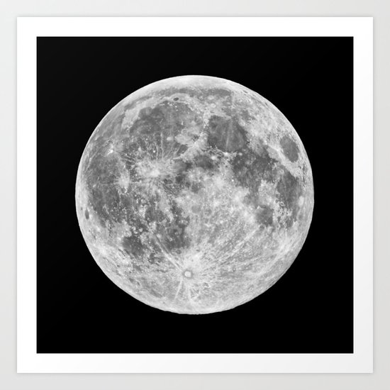 Full Moon Art Print by Space99 | Society6