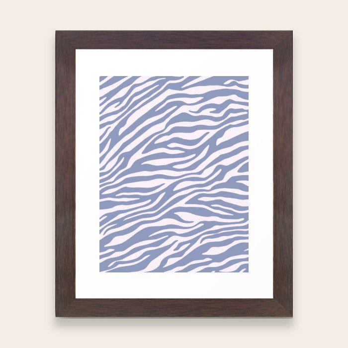 Blue Zebra Border Clip Art