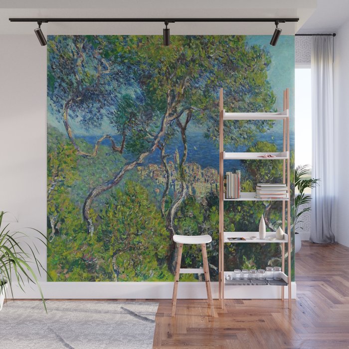 Claude Monet - Bordighera (1884) Wall Mural by Faris yamna | Society6