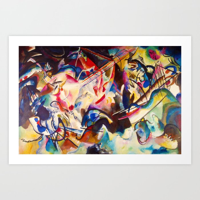 Wassily Kandinsky "Composition VI" (1913) Art Print by Alexandra_Arts ...