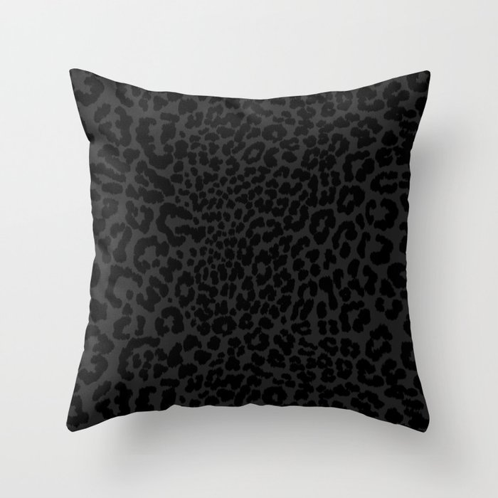 black leopard cushion