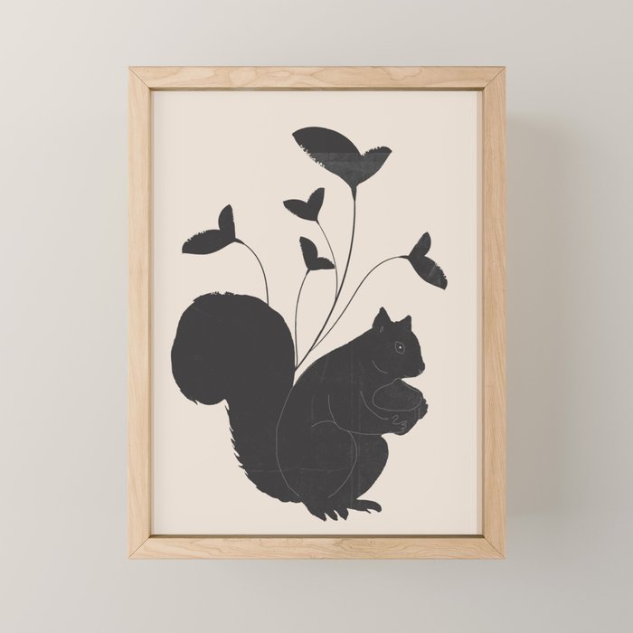 abstract squirrel art