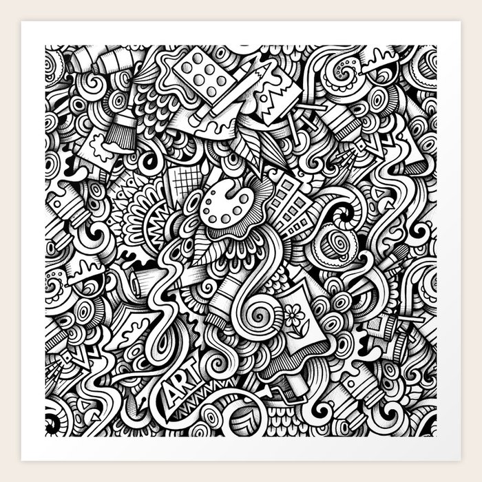 Doodle Patterns To Print