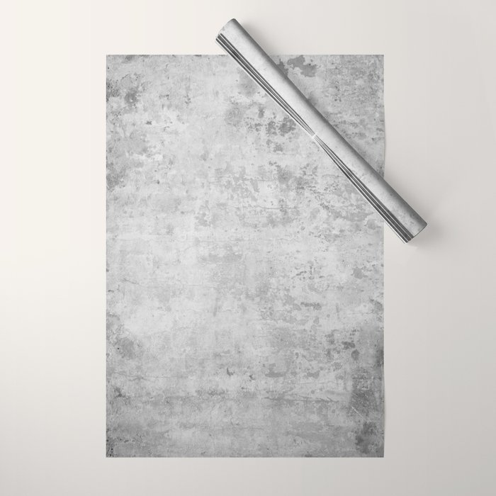 concrete wall vintage grey background, wall texture * Wrapping Paper by ...
