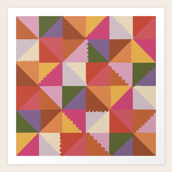 triangle patterns art