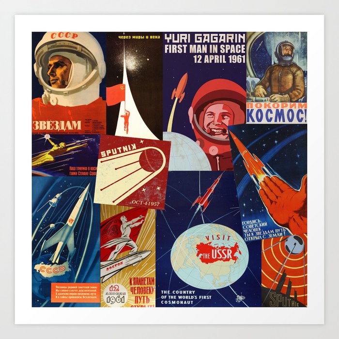 Vintage Soviet Space Art