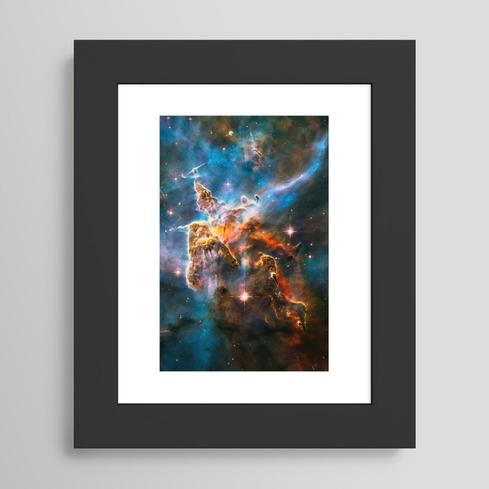 framed space poster