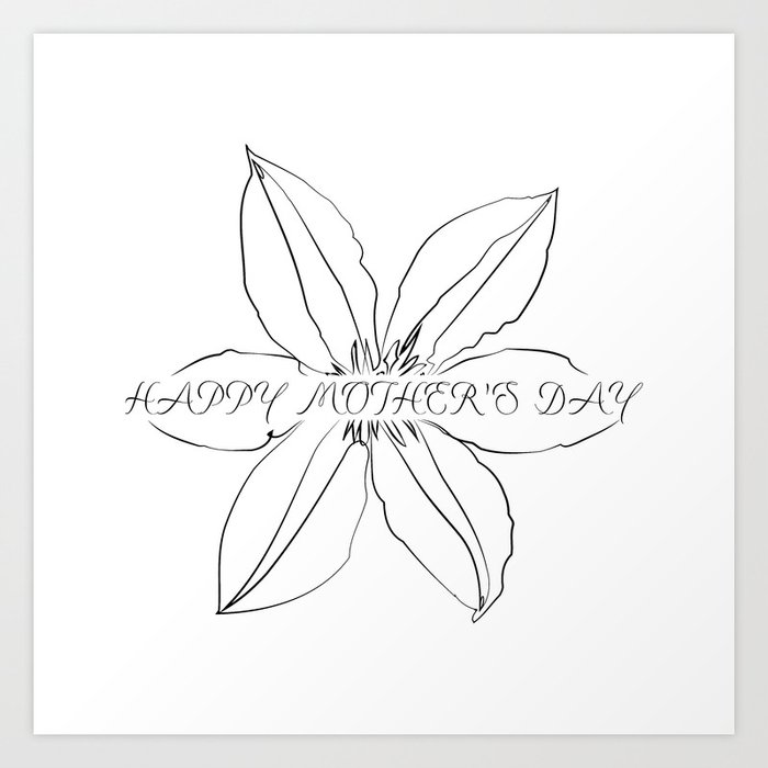 Mothers Day Happy Mothers Day Art Print By Annette Elisse