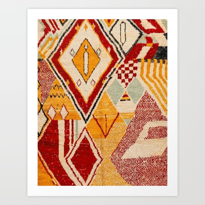 Patterned Berber Carpet